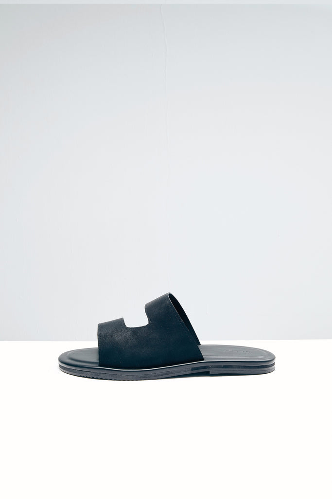 MILES Mens Sandal Black – KULET